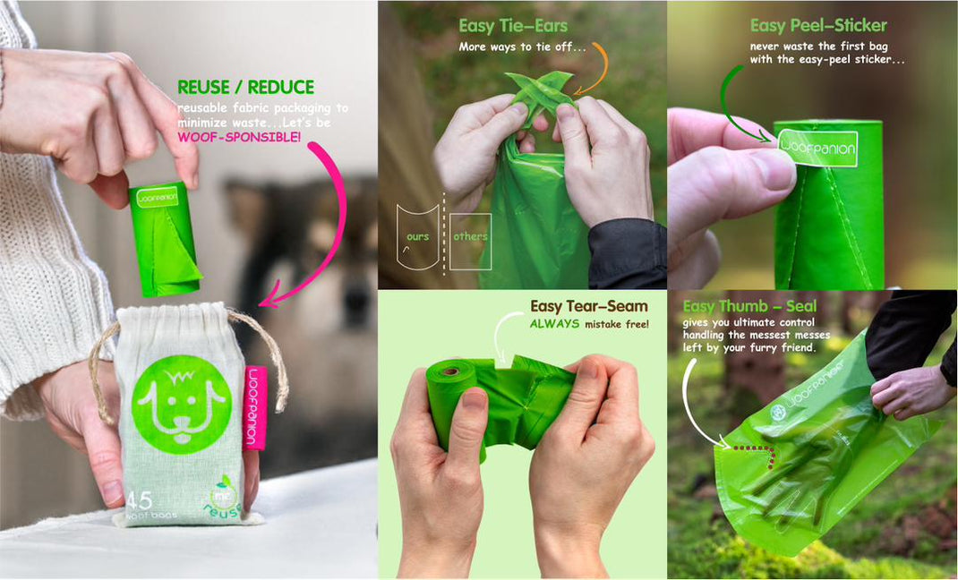 Woofpanion | Dog Poop Bags